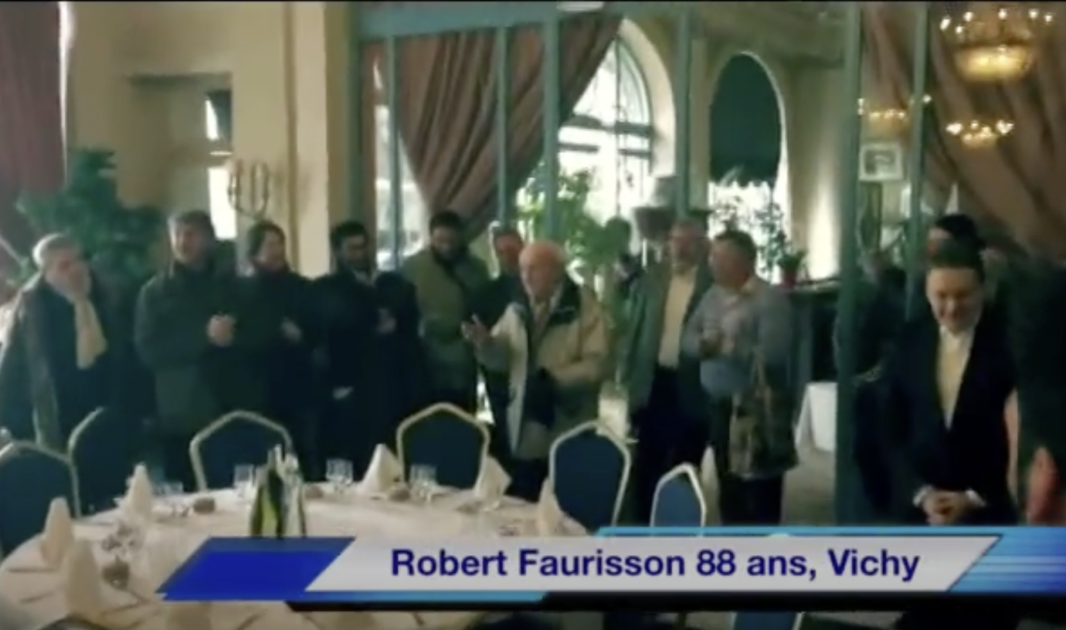 Robert Faurisson fête à Vichy son 88e anniversaire avec plus de 90 ...